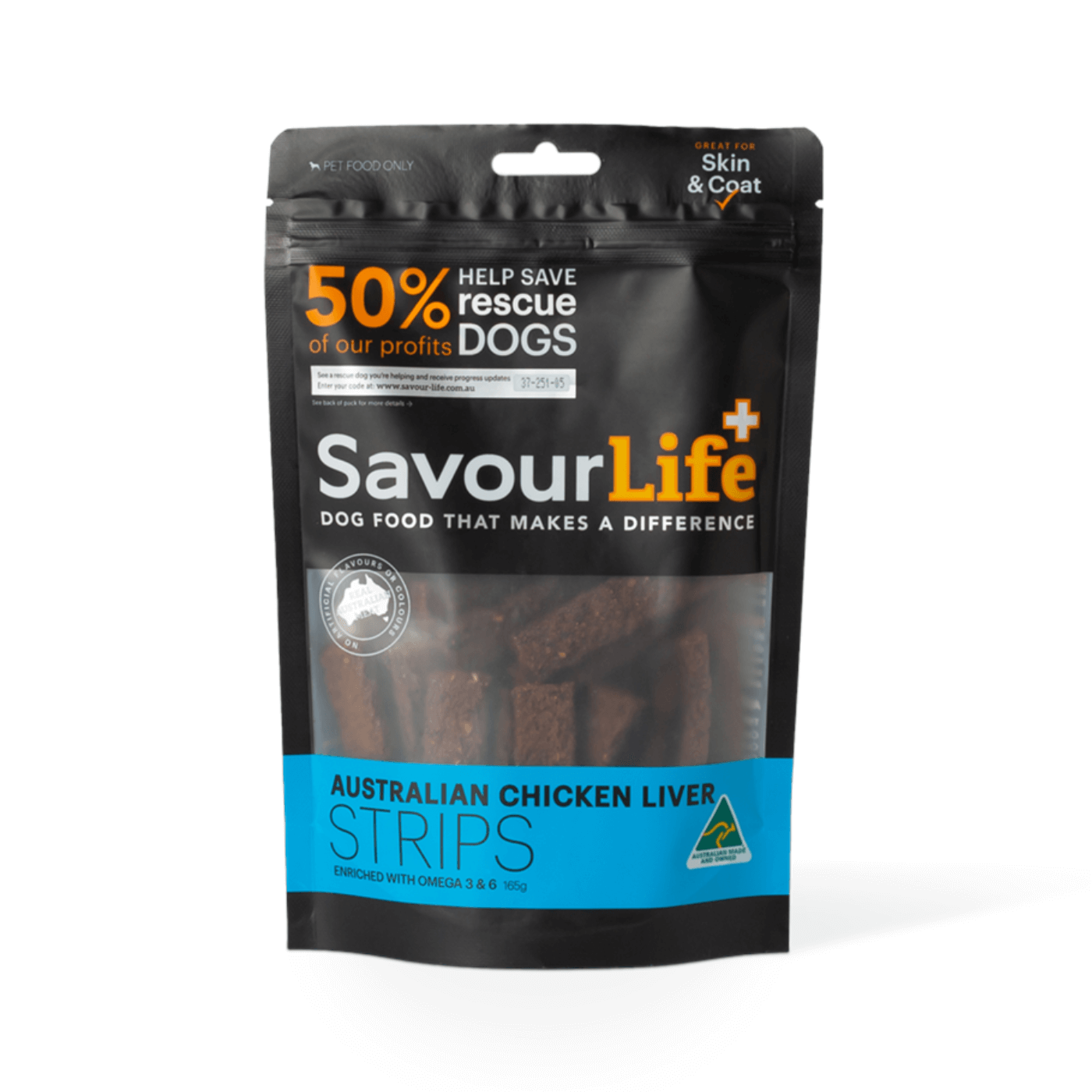 SavourLife Strips - Chicken Liver Dog Treats – Goods 4 Good