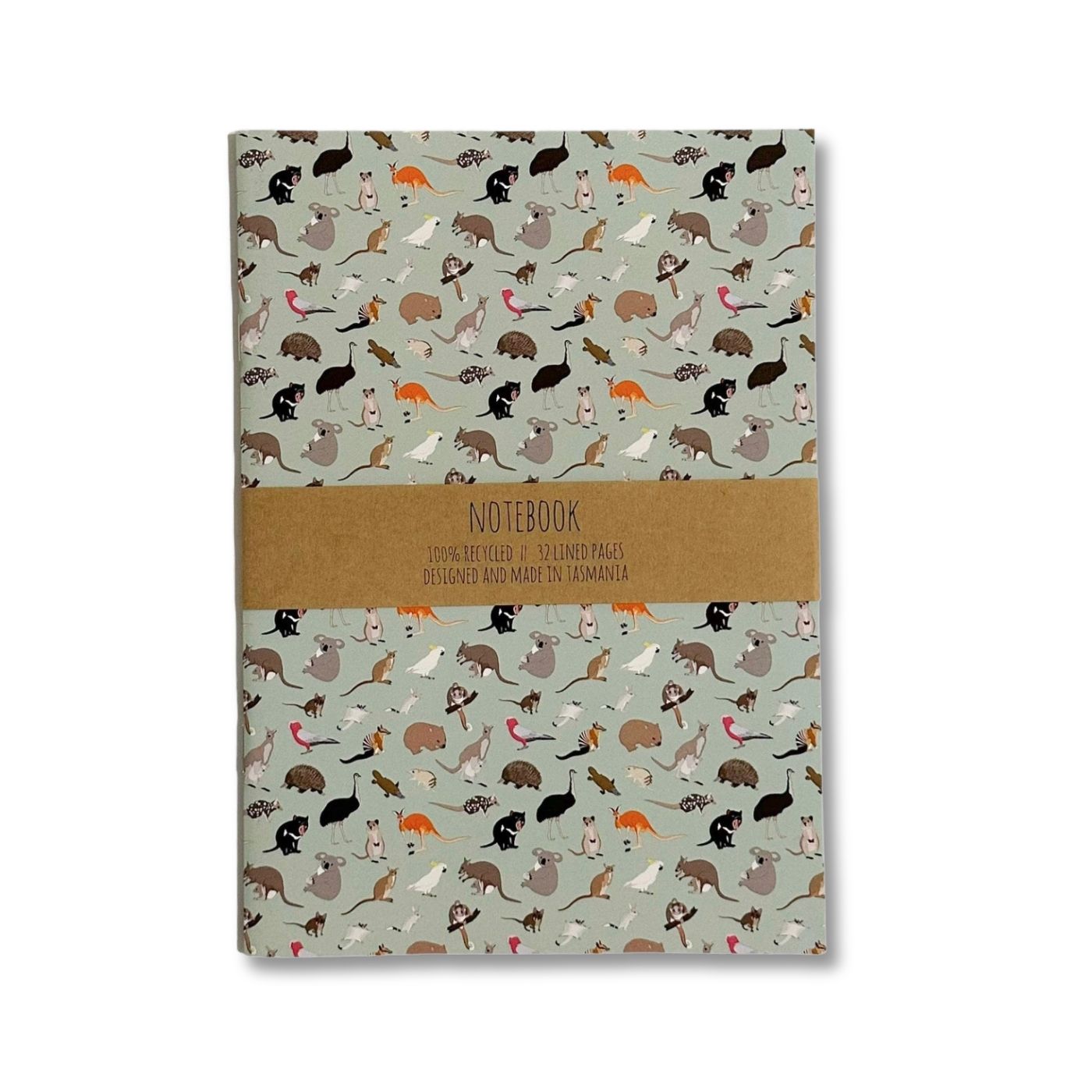 Australian Animals A5 Notebook – Designed in Tasmania – Goods 4 Good