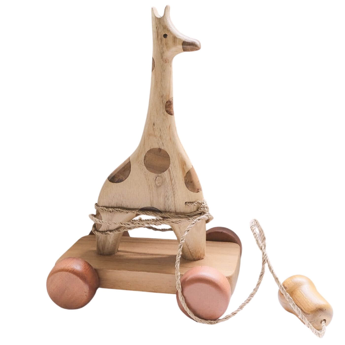 Giraffe - Wooden Pull-Along – Goods 4 Good